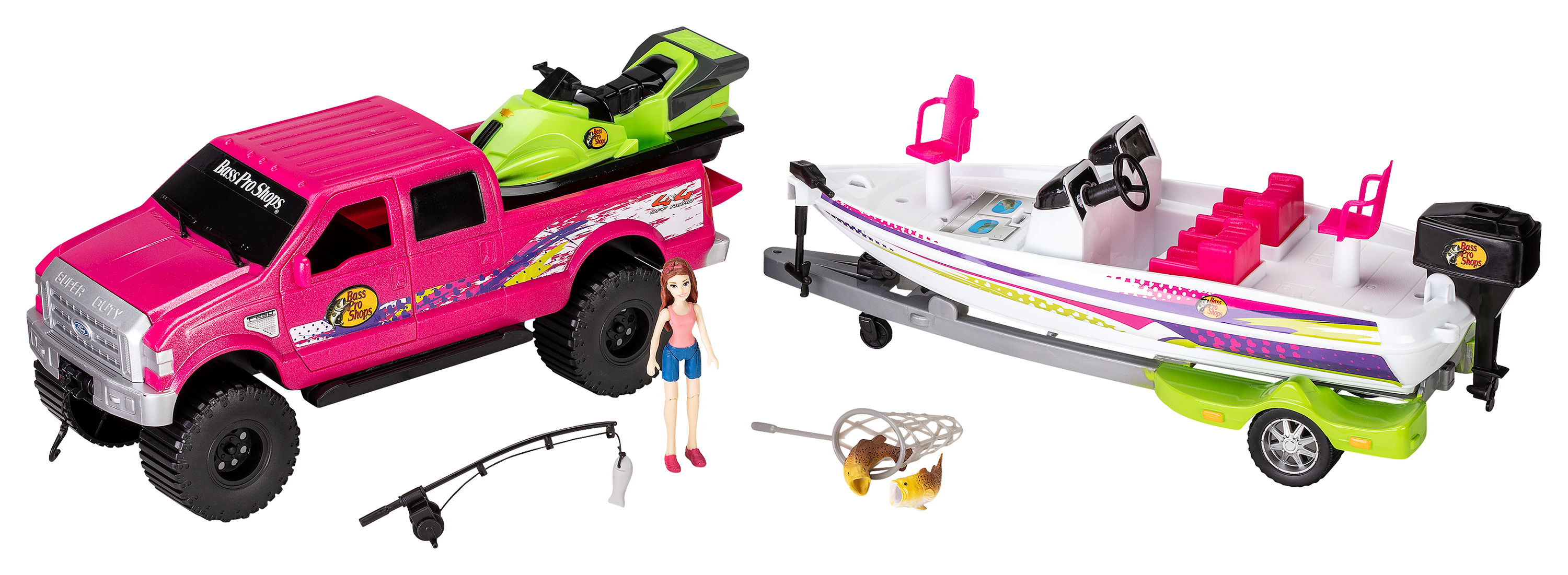 Bass Pro Shops Deluxe Ford F-250 Bass Boat Play Set for Kids | Bass Pro ...